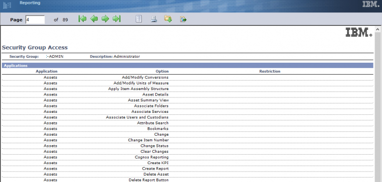 MaximoDev - sec-access