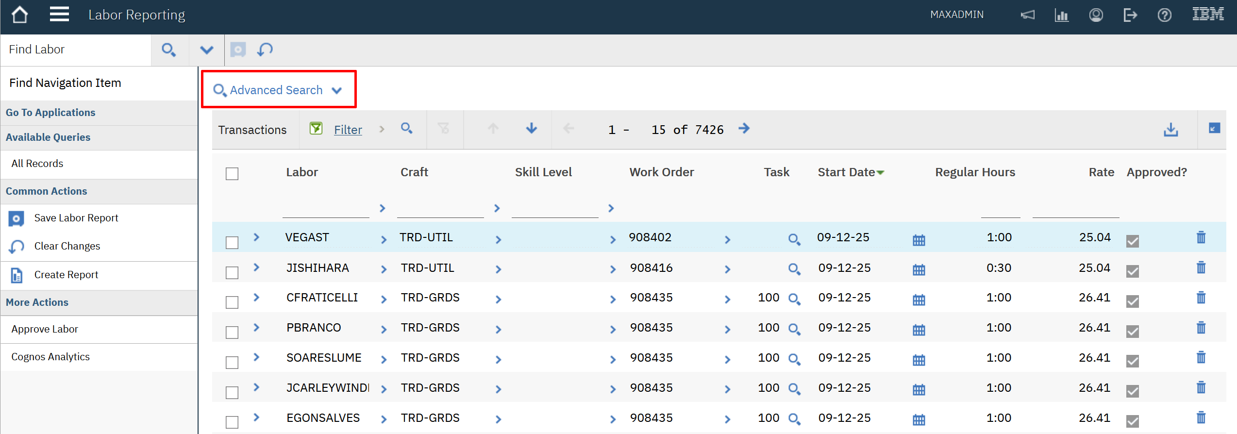 MaximoDev - Adding Advanced Search menu to a Single Page app